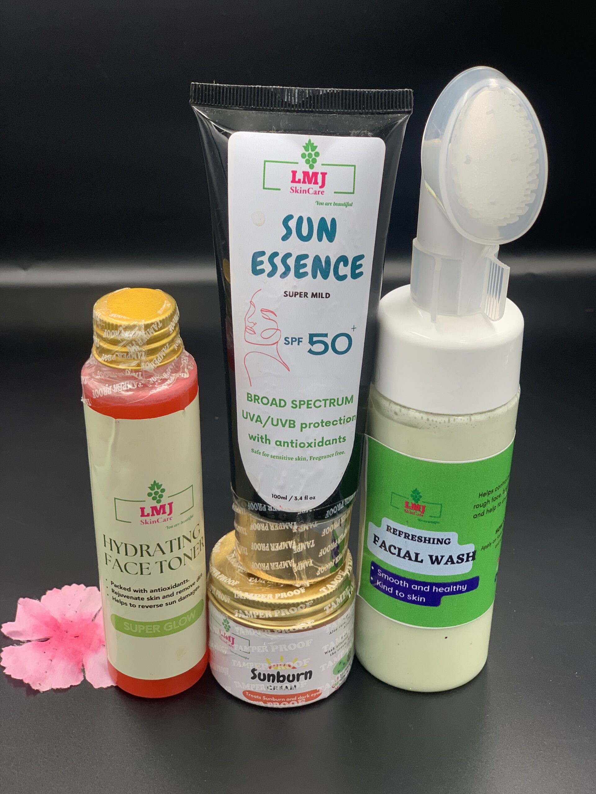 sunburn set with spf (facebrush) - LMJ