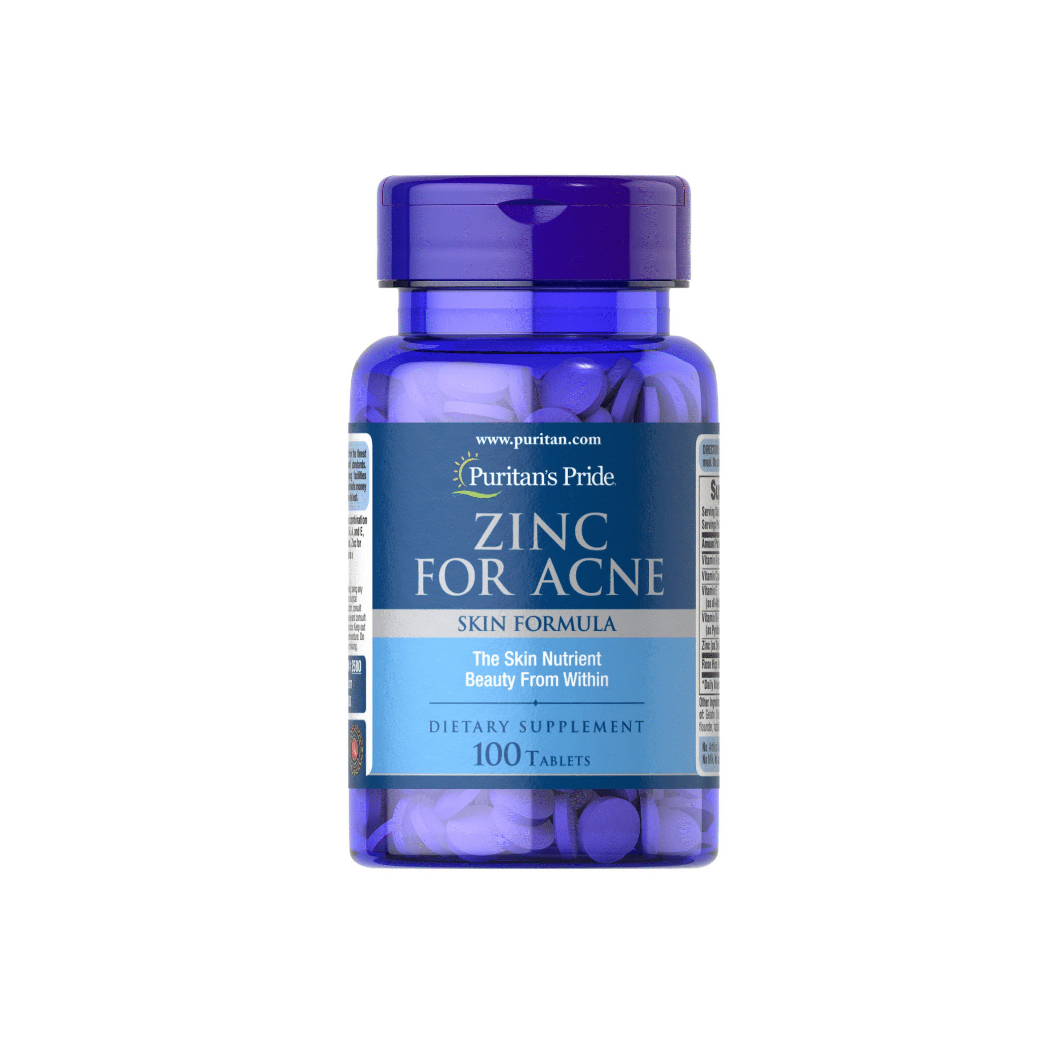 Puritan’s Pride Zinc for Acne 100 tablets - LMJ