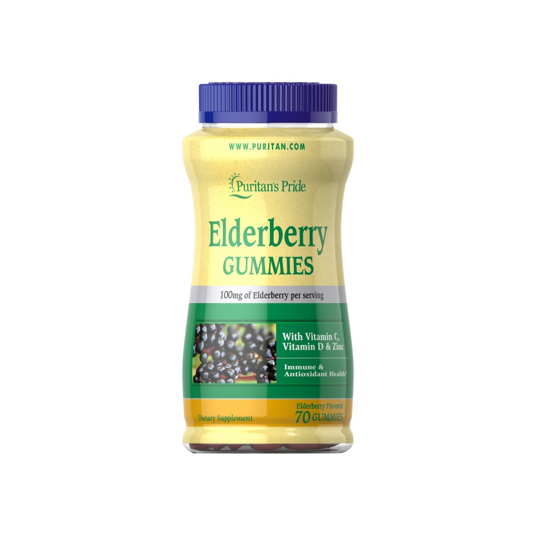 Puritan’s Pride Elderberry with Vitamin C, D and Zinc - LMJ